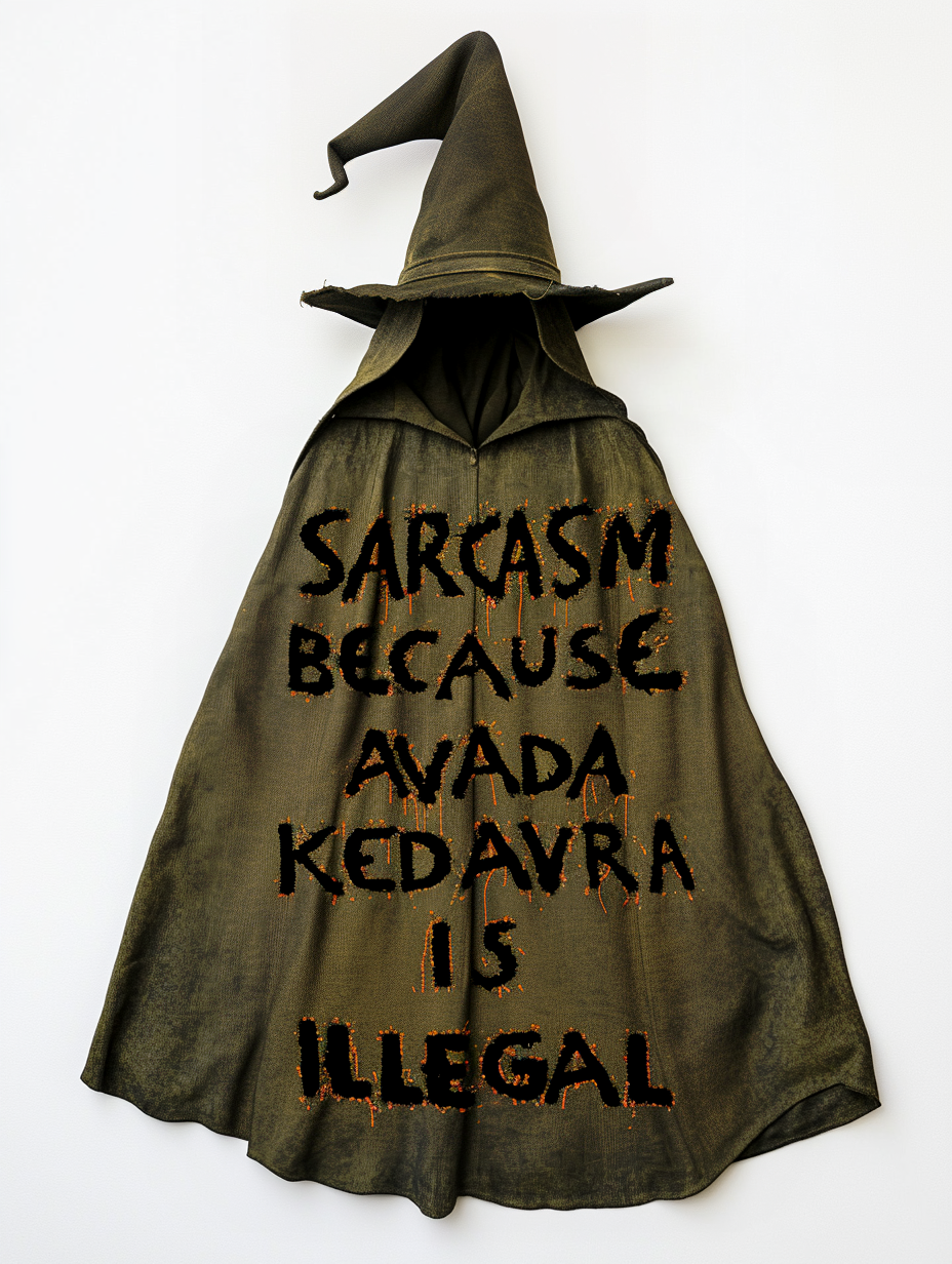 HARRY POTTER AVADA KEDAVRA SPELL Cape 9f31