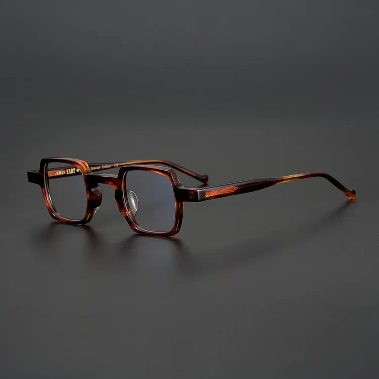 Vintage small square glasses frame male myopia optical frame female ...
