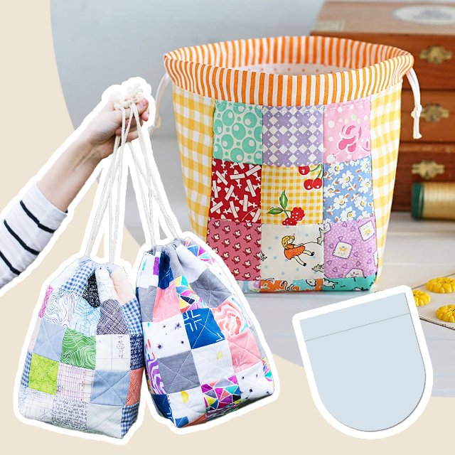 DIY Drawstring Bag Template