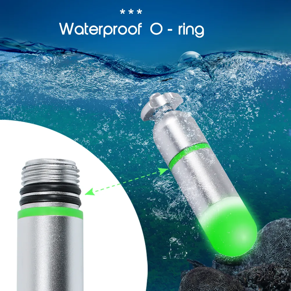 APLOS D01 Mini Glow Tank, Scuba Dive Strobe Beacon Diving Signal Light ...