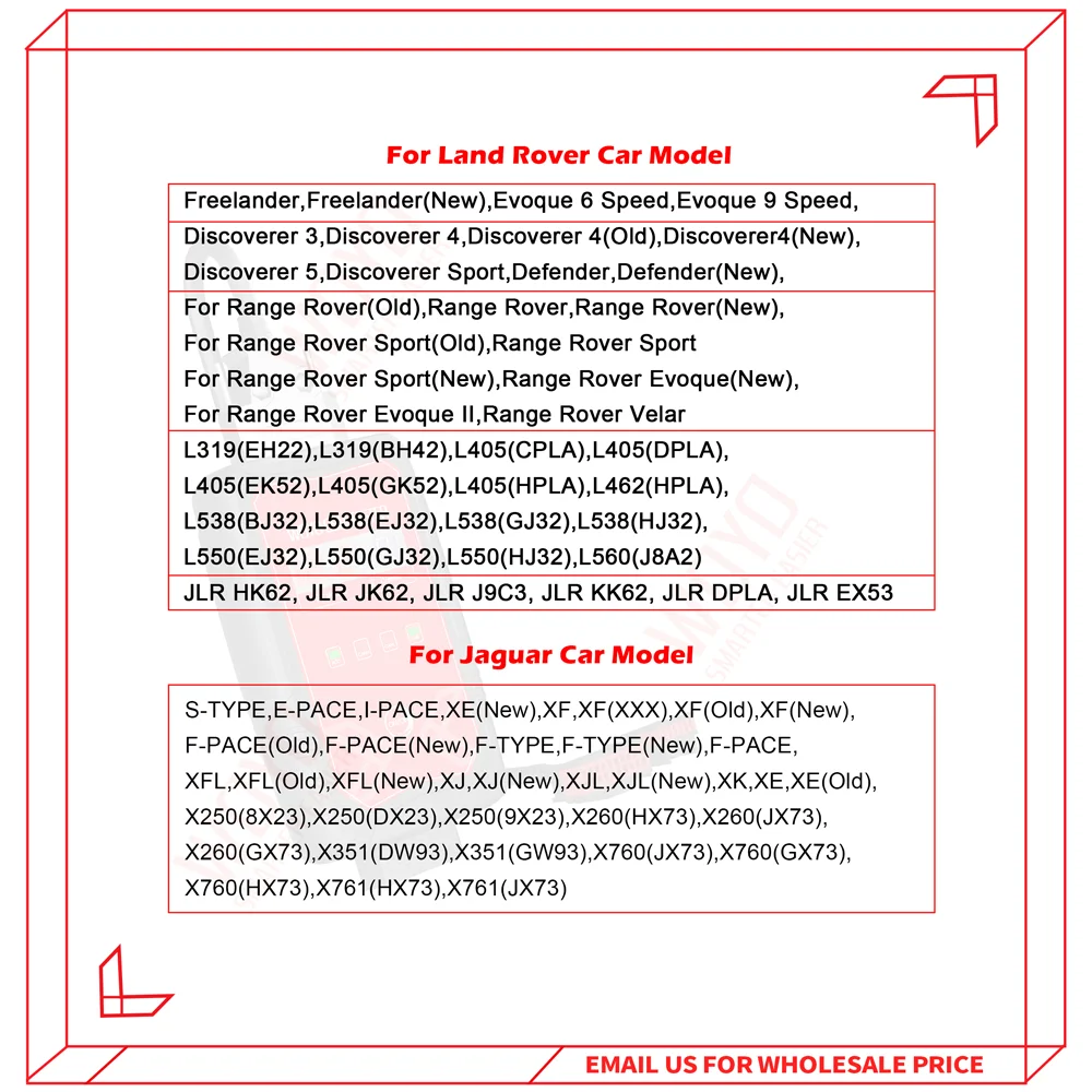 WOYO PL005 PRO Apply Land Rover Jaguar Gear Shift Module GSM Tester ...