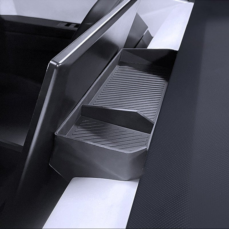 Tesla Cybertruck Storage Box Behind Navigation Screen | Maximize Space ...