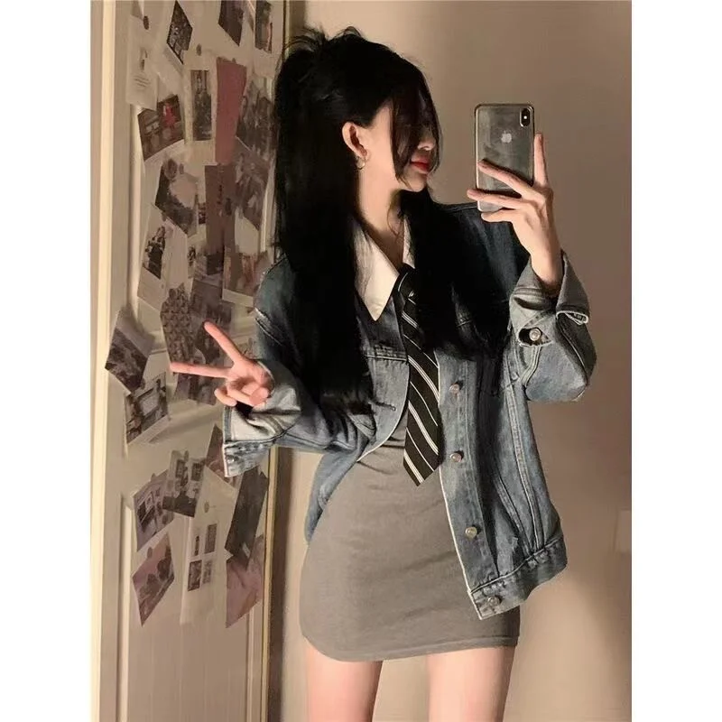 Brownm Preppy Vintage Bodycon School Dress Women Gyaru Corset Korean ...