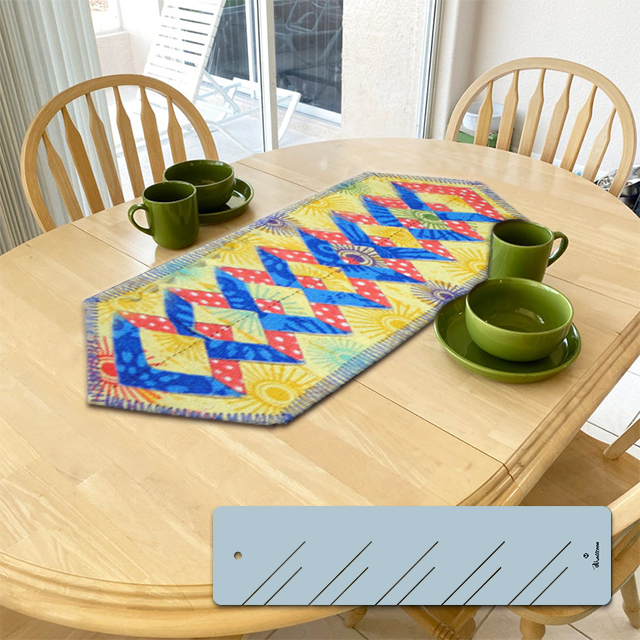 Sewing Fabrics Double Diamond Tablecloth - Template + Instructions included