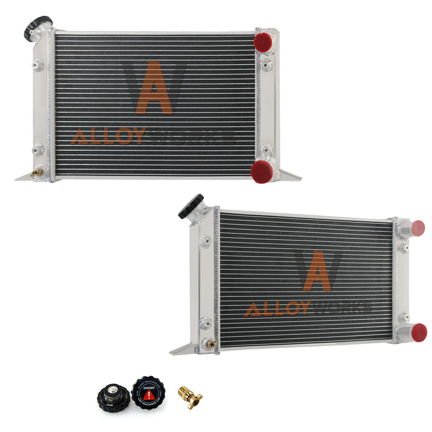 3 Row Aluminum Radiator For VW Scirocco And Pro Stock Style Drag Racing ...