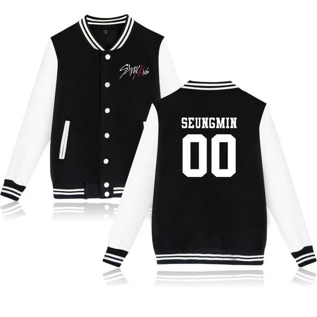 Stray Kids Member Baseball Jacket