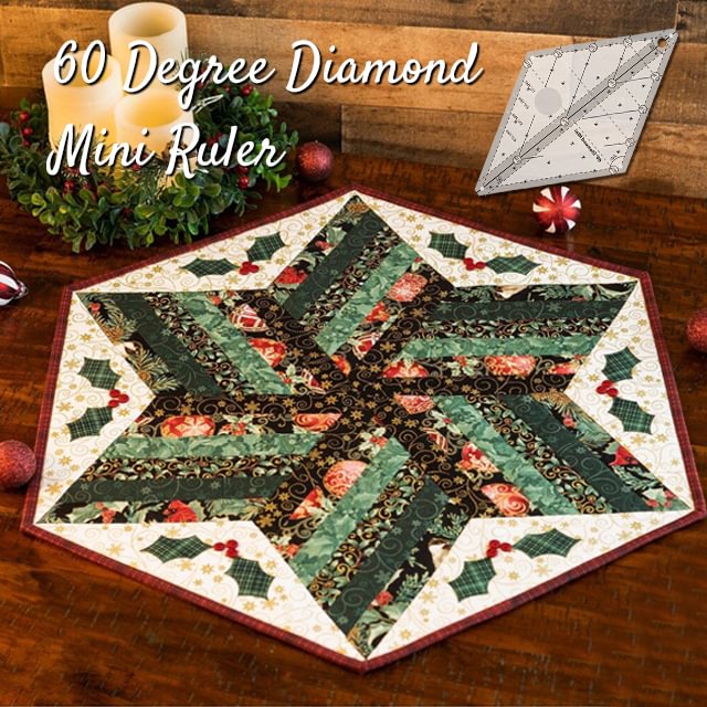 60 Degree Diamond Mini Ruler