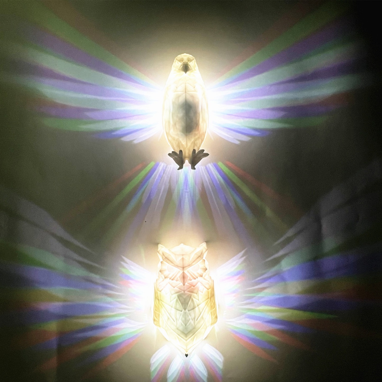 3D Animal LED Wall Light, Owl Wall Light, Bald Eagle Wall Light, Lion ...