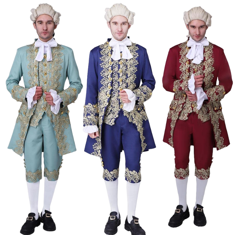 Men's Vintage Tailcoat Jacket 18th Century Colonial Military Tailcoat ...