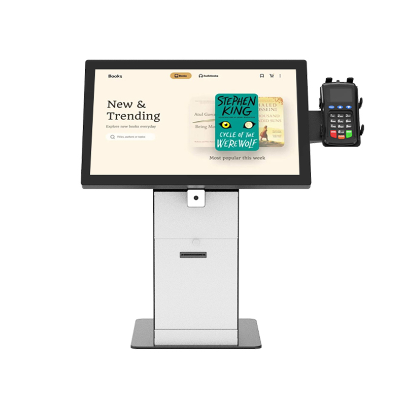 RFID Library and Hotel 21.5-inch HD Touchscreen Self-Service Check-In ...