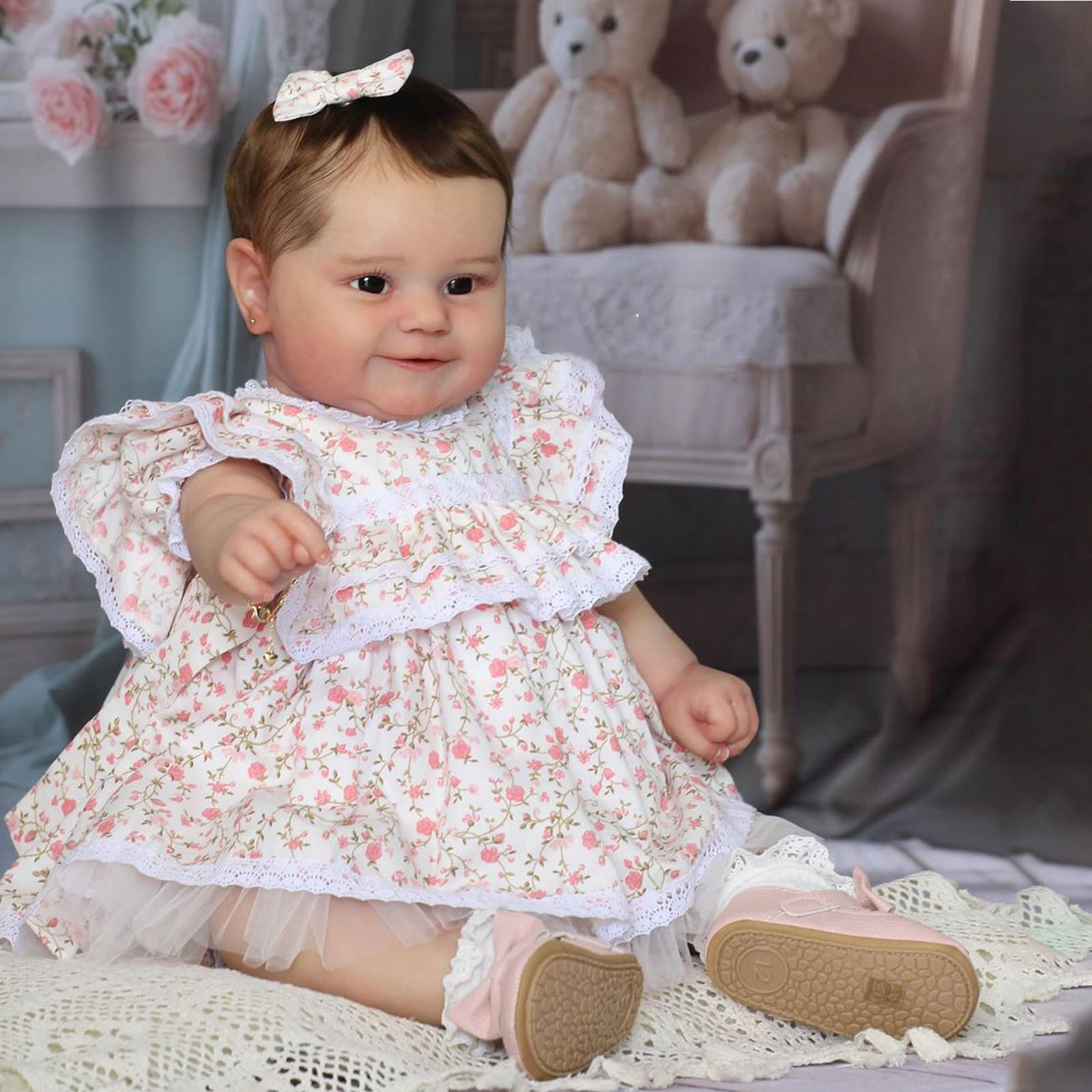 20'' Realistic and Lifelike Reborn Baby Girl Jalaner with Heartbeat & Coos