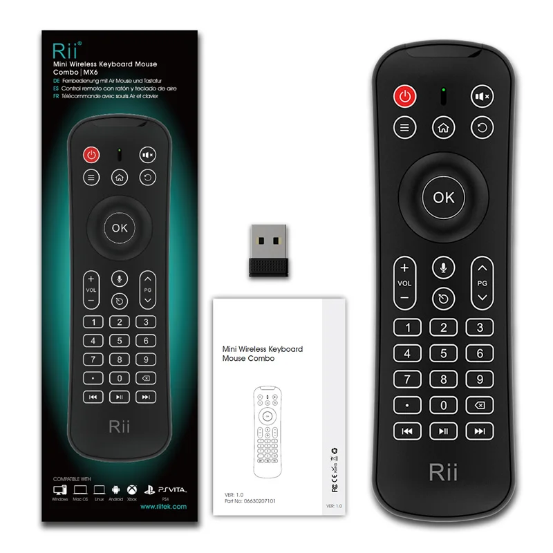 RII MX6+Wireless+IR - Remote control
