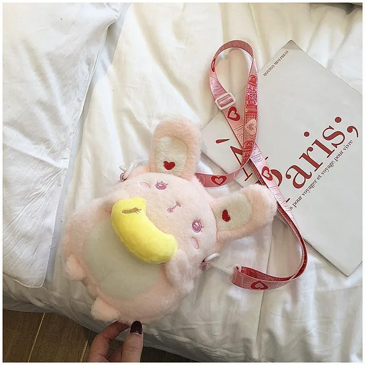 CARTOON RABBIT PLUSH BAG