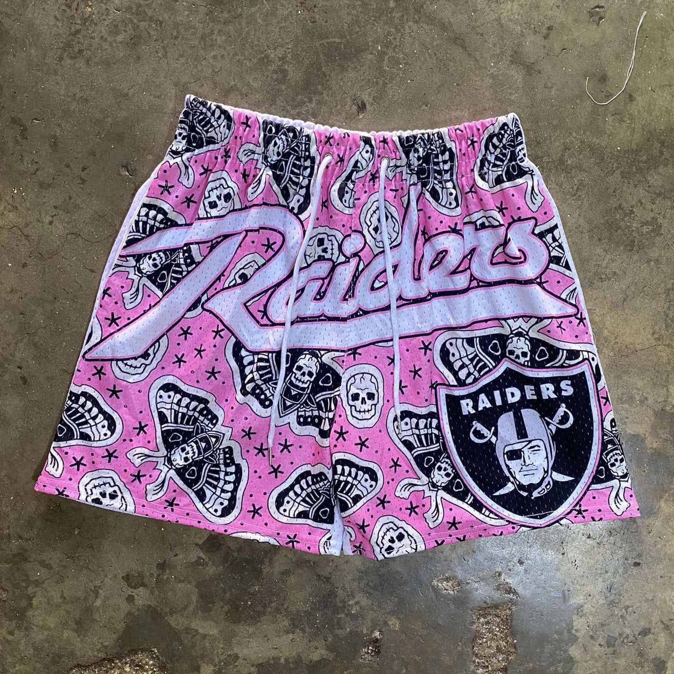 Bandit Print Mesh Sports Shorts