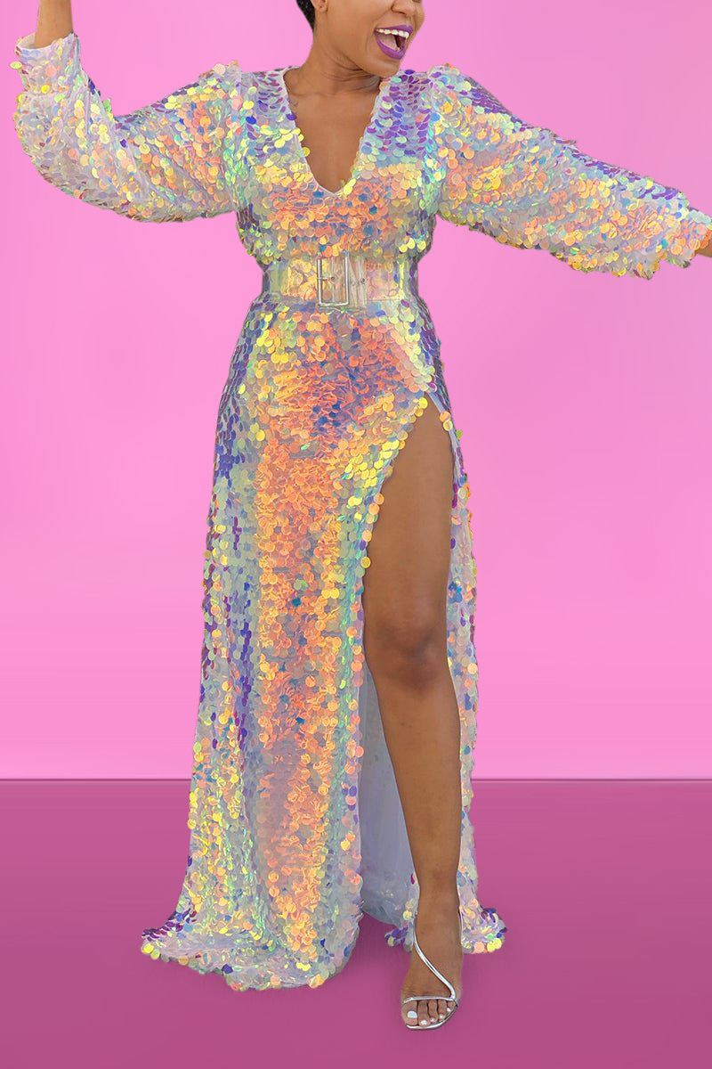 Plus Size Sparkly Sequin Dresses Xpluswear