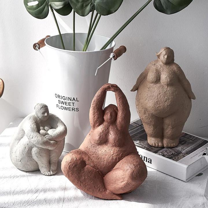 Reso - Creative Fat Lady Figurines