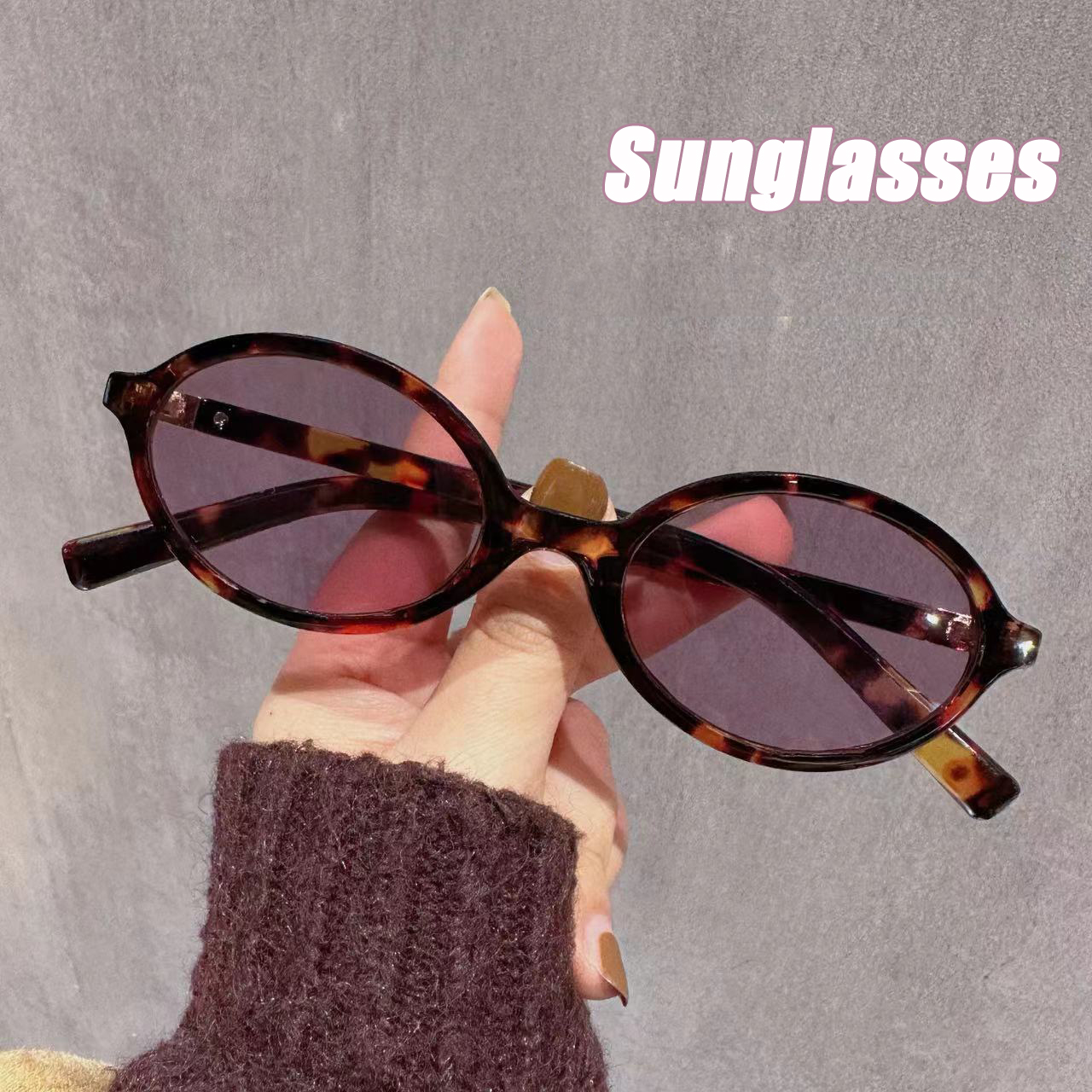Trendy Women Men Optical Glasses Summer Retro Oval Sunglasses Cat Eye ...