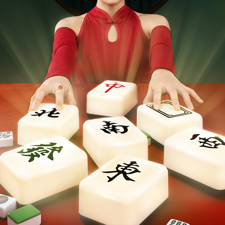 Chinese Mahjong Night Light - USB Rechargeable Creative Appearance ...