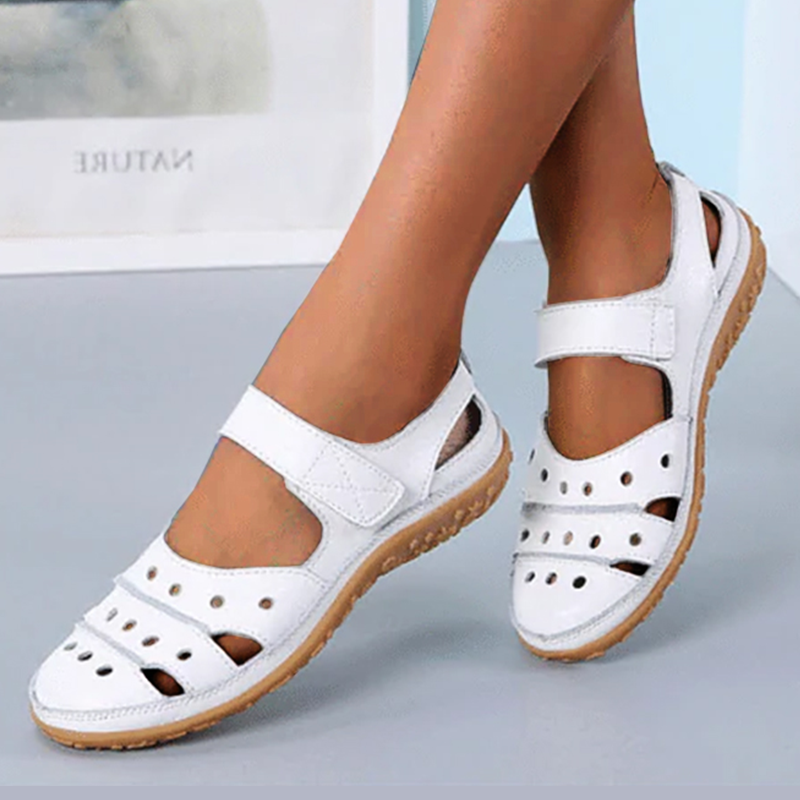 Women's Soft Loafers Closed Toe Walking Sandals