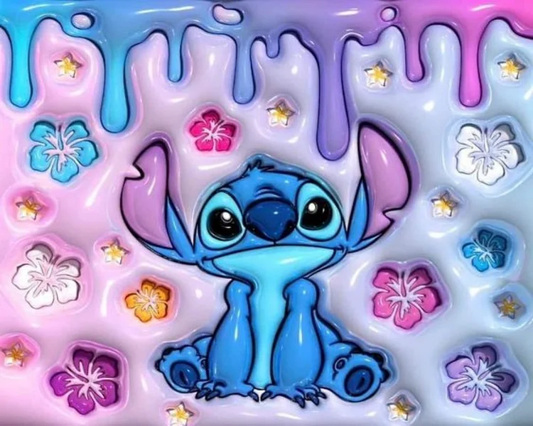 Colorful Flower Stitch 40*50CM(Canvas) Diamond Painting