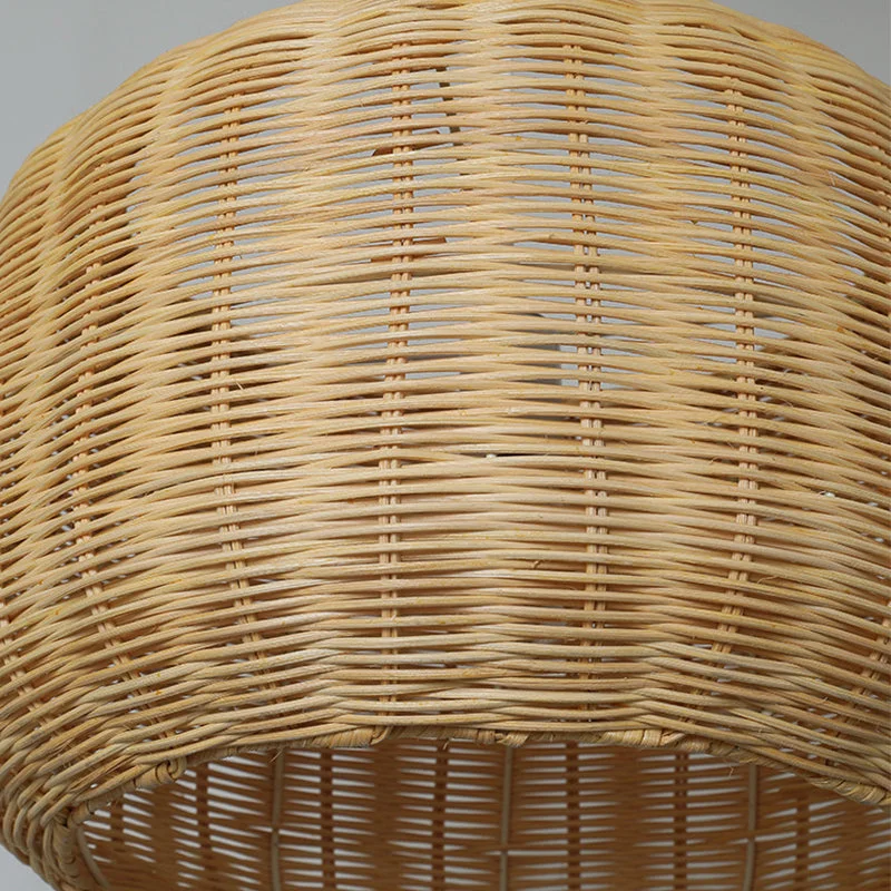 Arturest Natural Round Rattan Pendant Lamp Light For Dining Room