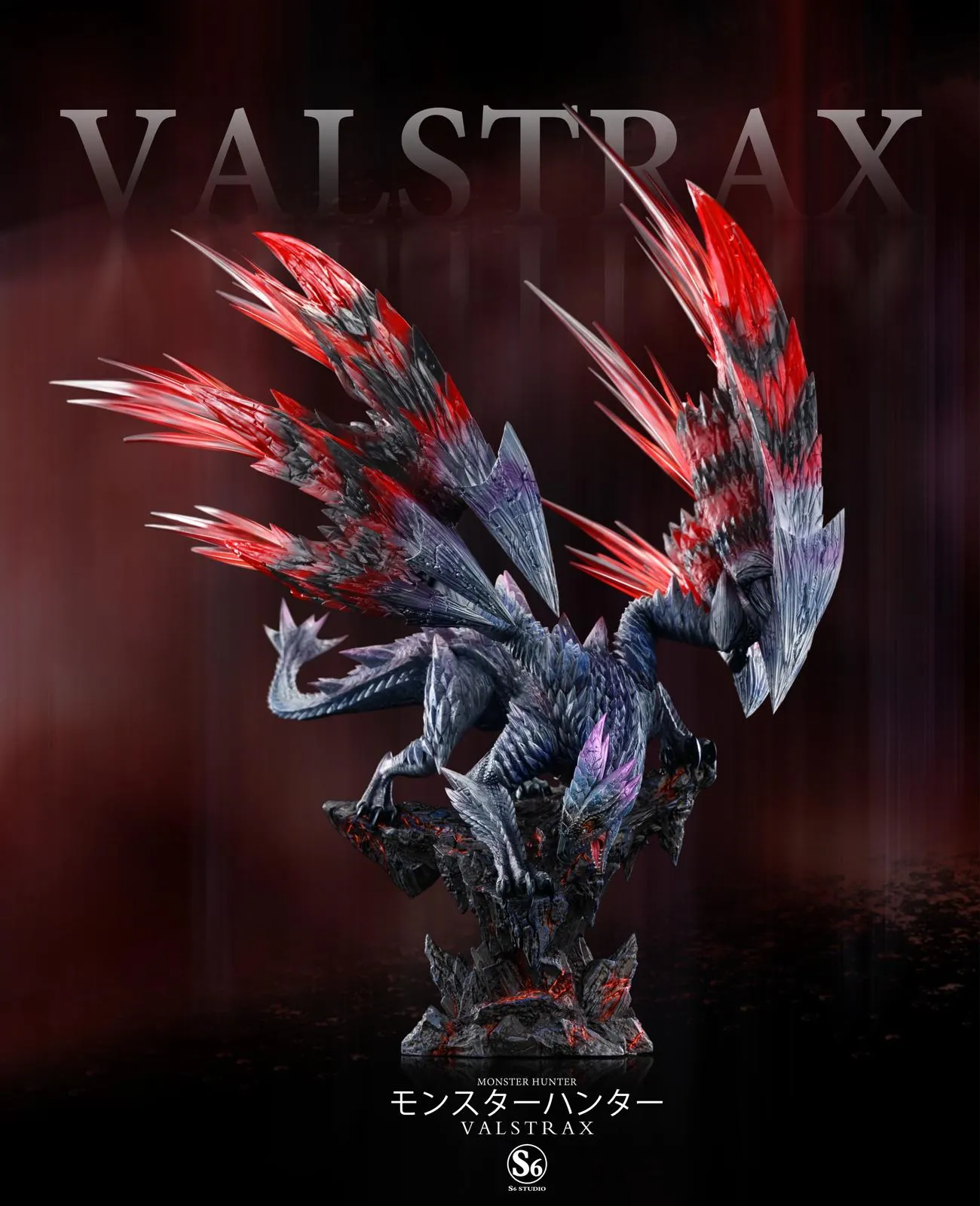 Valstrax - MONSTER HUNTER WORLD Resin Statue - S6 Studio