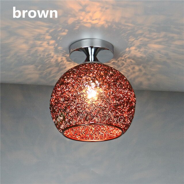 Modern LED Colorful Ceiling Light Aluminum E26/27 Kitchen Bedroom Porch ...