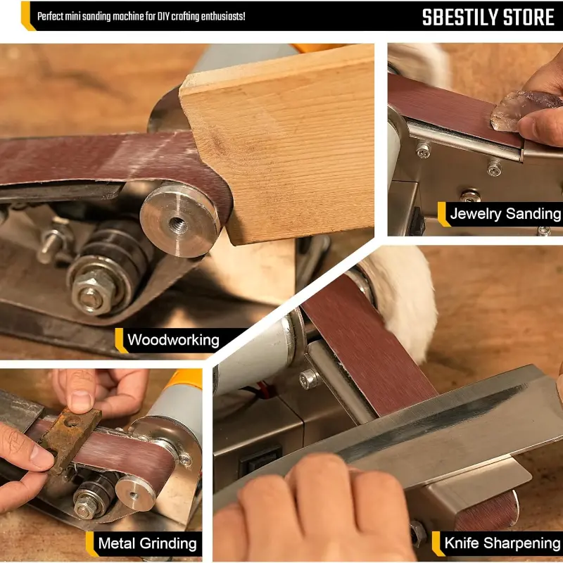 Electric Belt Sander, Abrasive Belt, Knife Sharpener, Woodworking Edges ...
