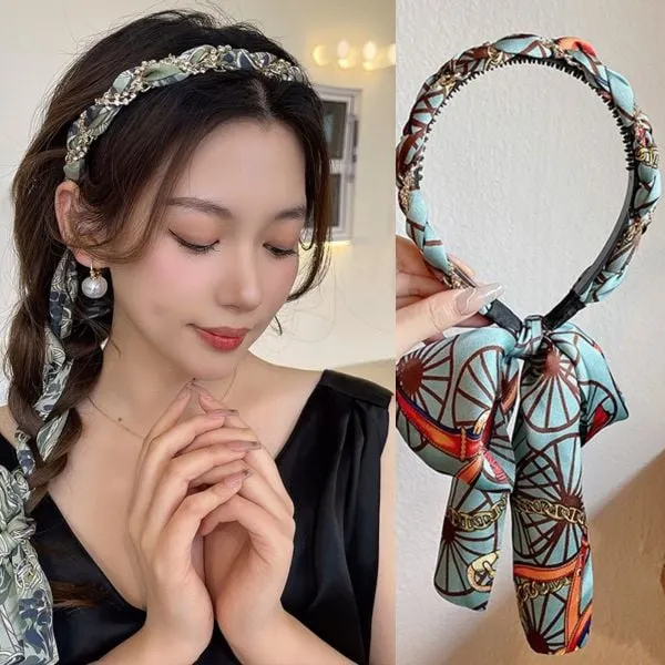 Hot Sale-Satin Fabric Hair Bands