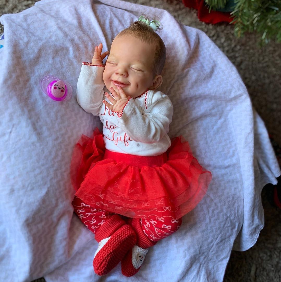 [Christmas Specials] 20"Smile with Eyes Closed Realistic Reborn ...