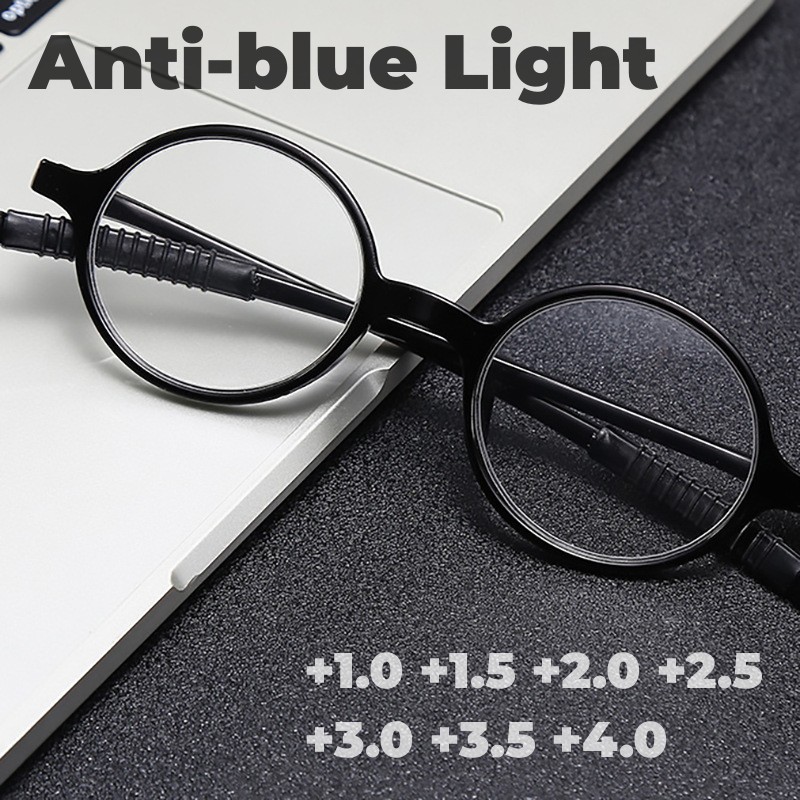 Small Round Frame Reading Glasses Men Women Presbyopia Eyeglasses ...