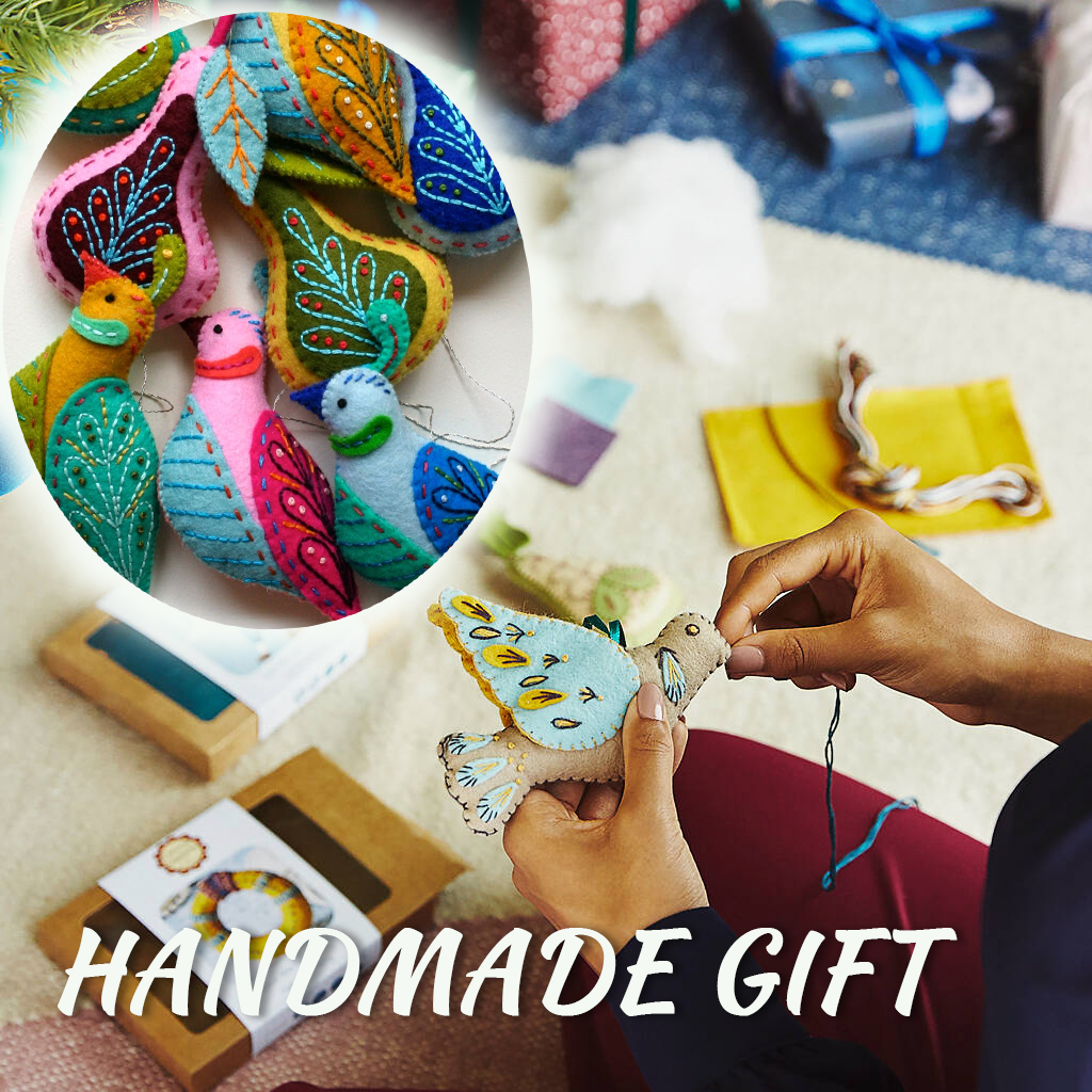 Partridge and Pear Sewing Template - Instructions Included