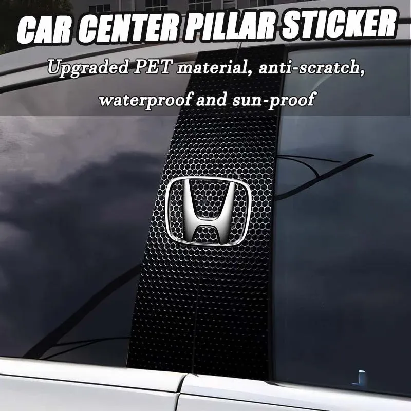 Car center column stickers（Custom Car Logo）25*50cm
