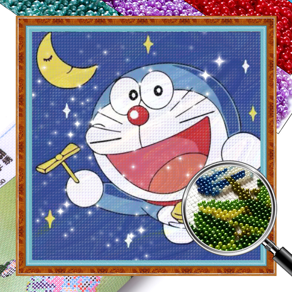 【Bead embroidery】 Doraemon 40*40cm