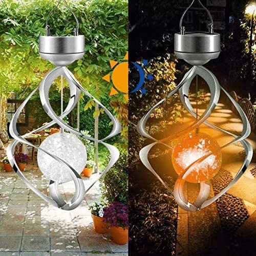 Solar Wind Chime Colour Changing Hanging Light