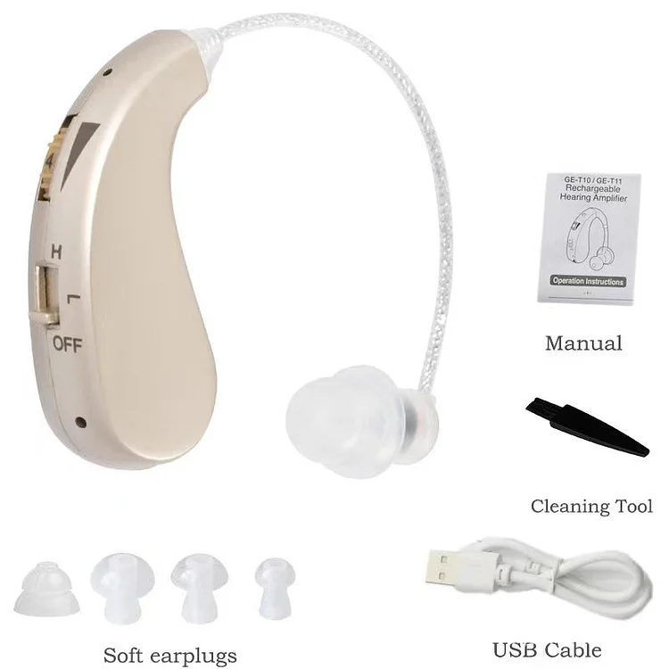 Bte Rechargeable Hearing Aids Pair