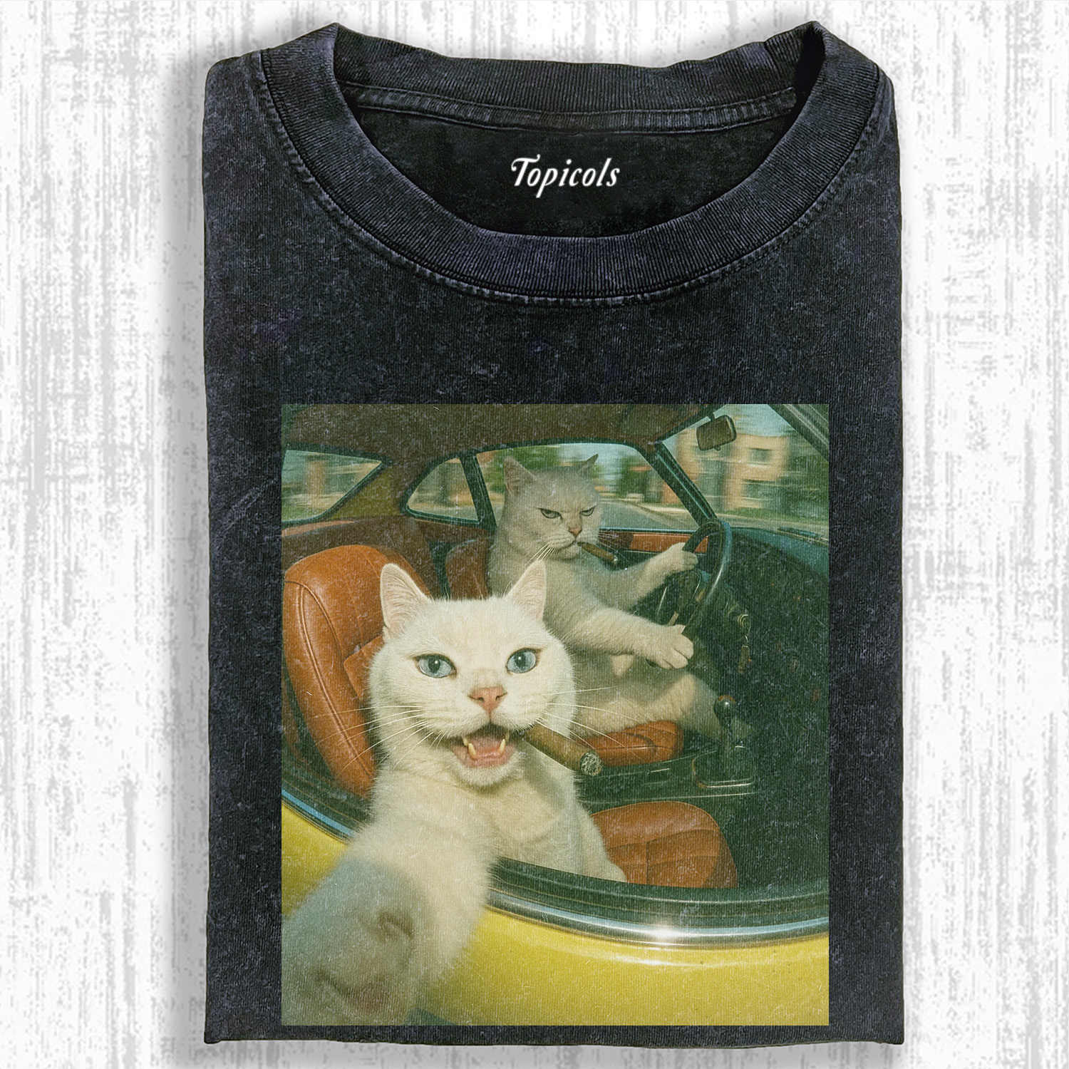 FUNNY CAT MEME ICON PFP T-SHIRT