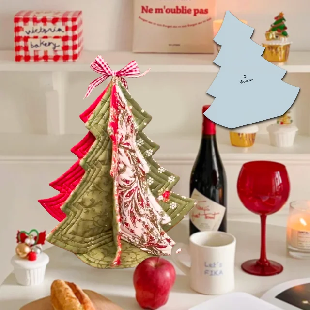 DIY Fabric Christmas Tree Sewing Template & Included Tutorial