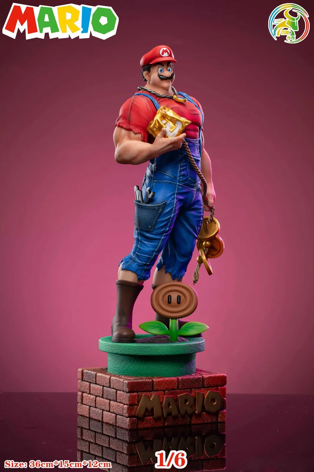 1/6 Scale Super Mario - Super Mario Resin Statue - YGNN Studio