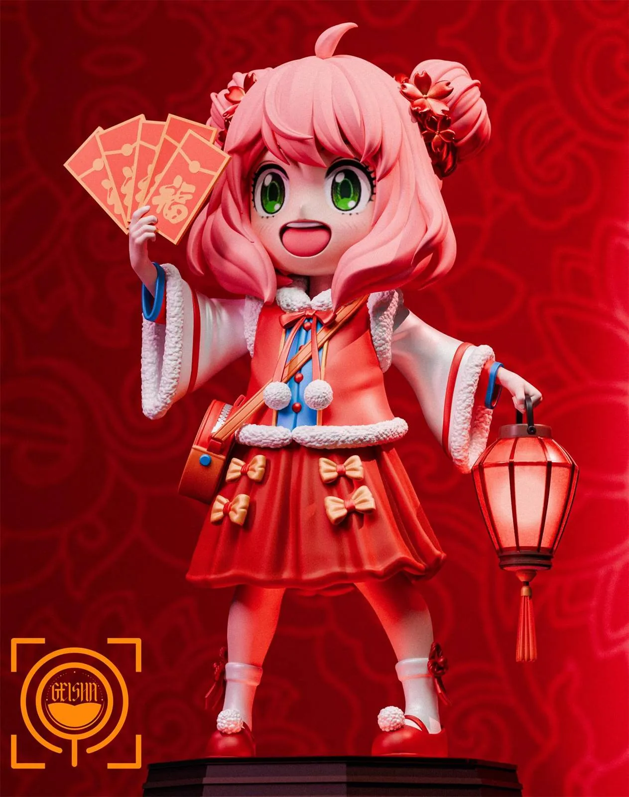 1/6 Scale Chinese New Year Anya Forger with LED - SPY X FAMILY Resin ...