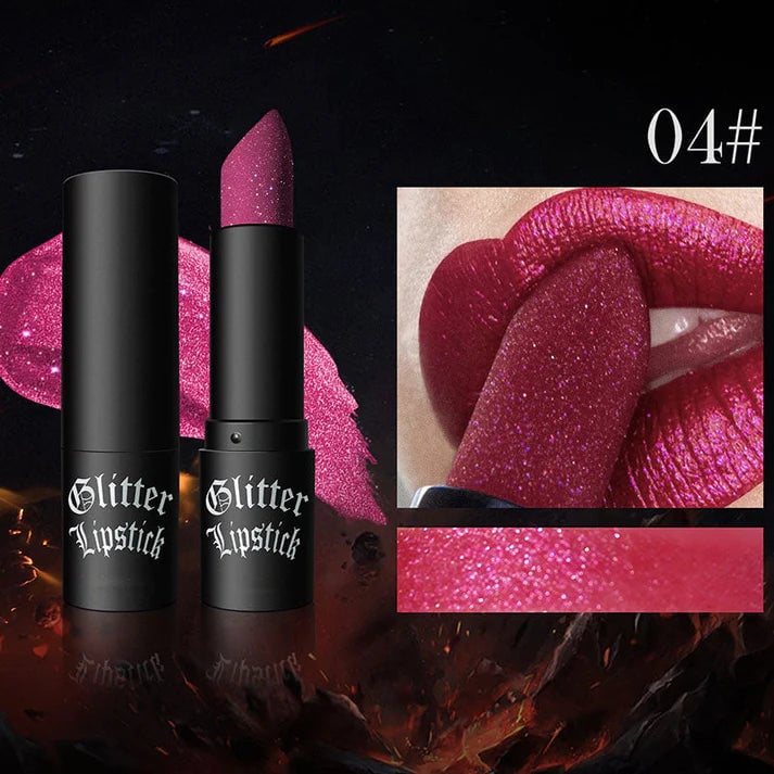 🎁🎁 Matte Long Lasting Lipstick With Fine Glitter