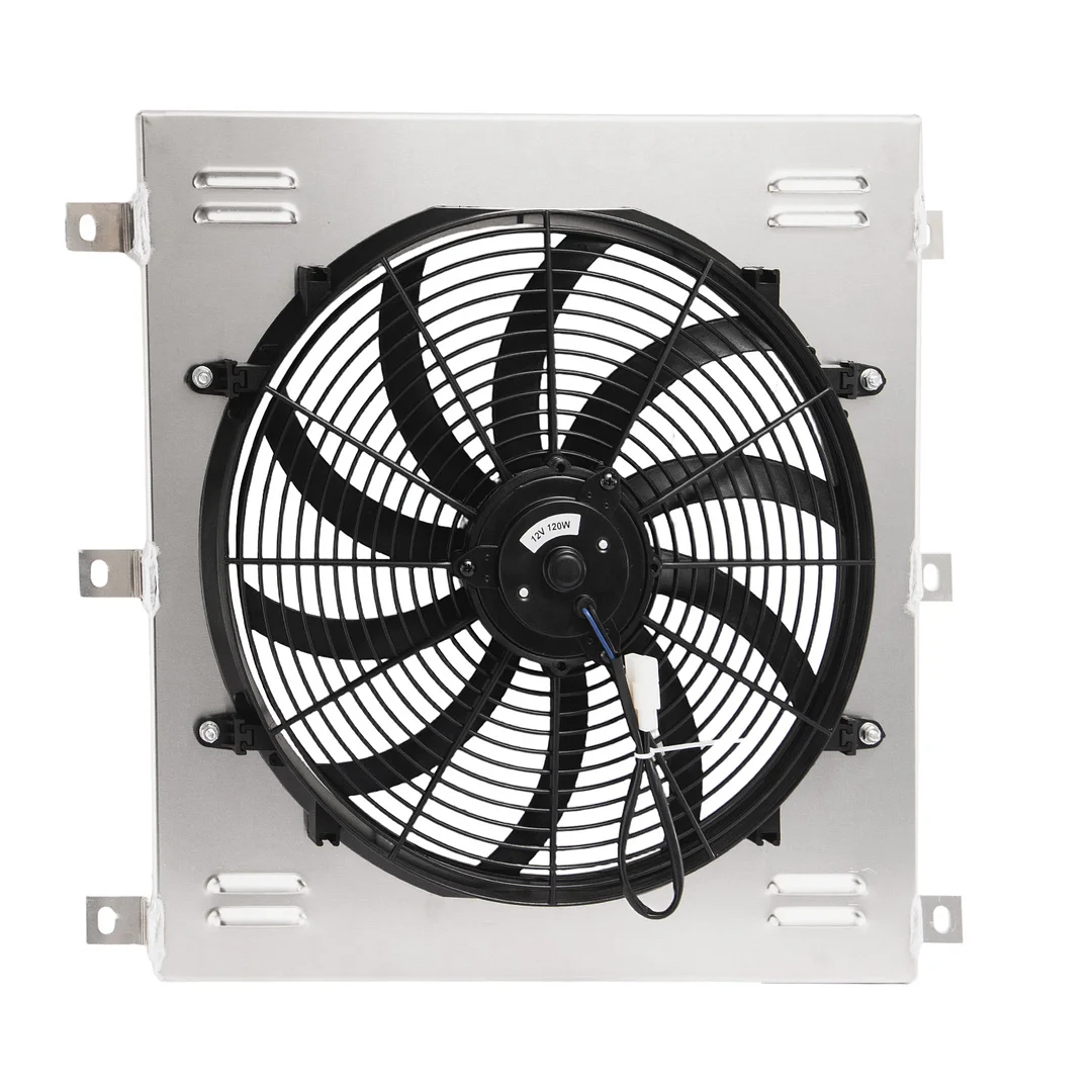 AlloyWorks Aluminum Shroud + 16" Fan For 1947-1954 Chevy 3100 3600 3800 ...