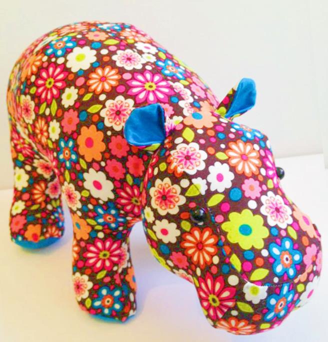 PDF Patchwork Hippo Quilt Pattern