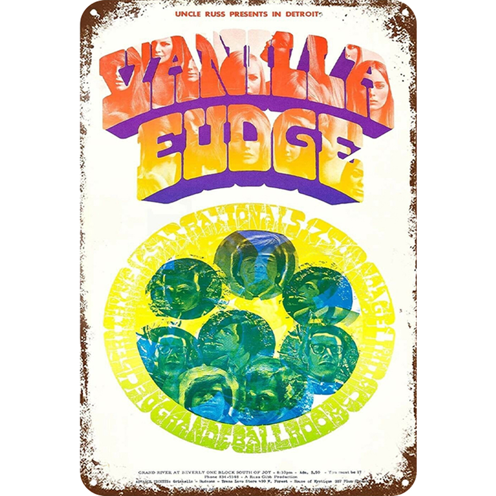 20*30cm/30*40cm-Vanilla Fudge-Metal Tin Signs