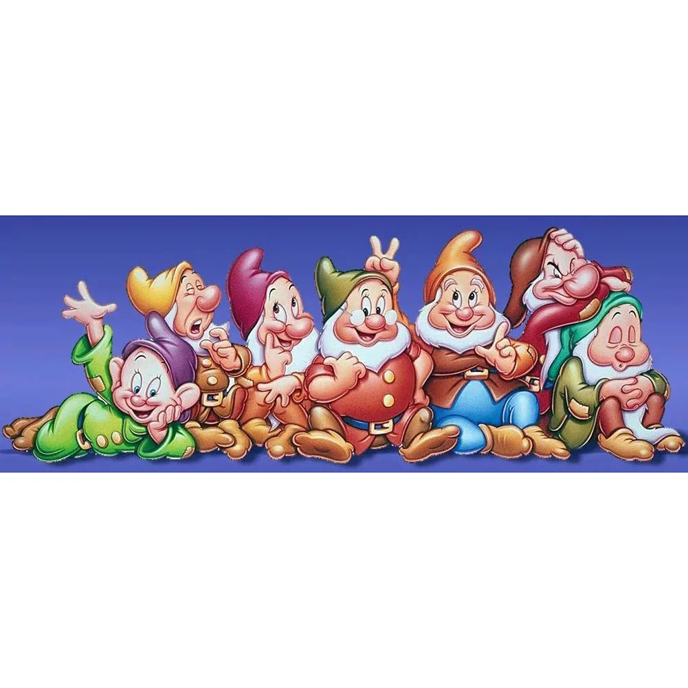Seven Dwarfs (canvas) full round/square drill diamond painting