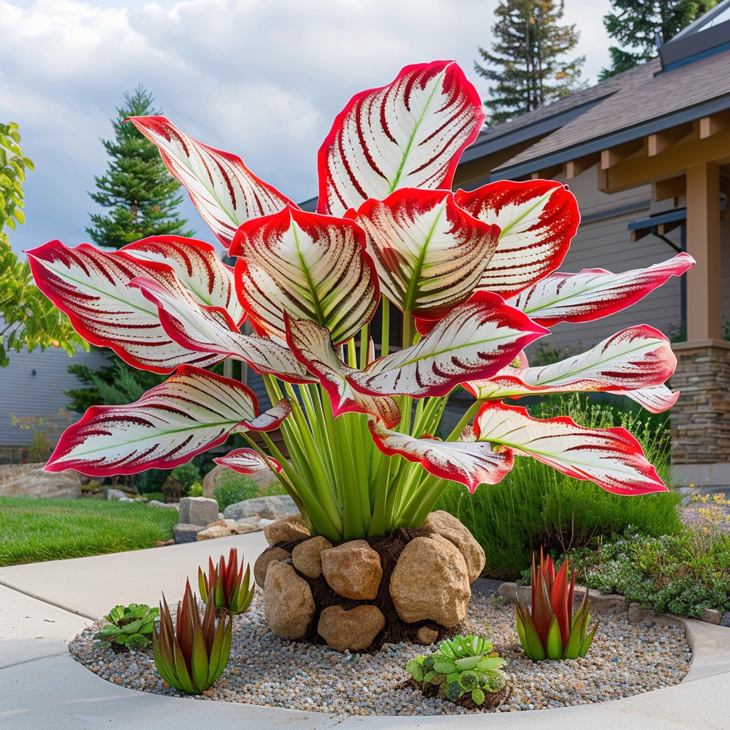 🌿Fascinating giant caladium🌈