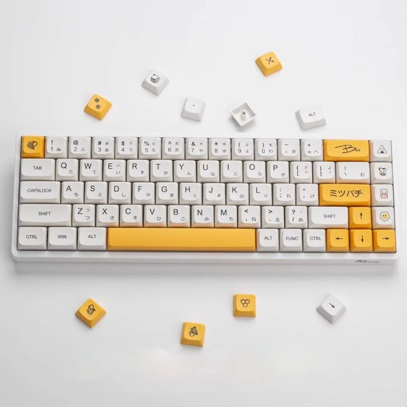 Honey Bee PBT Keycaps