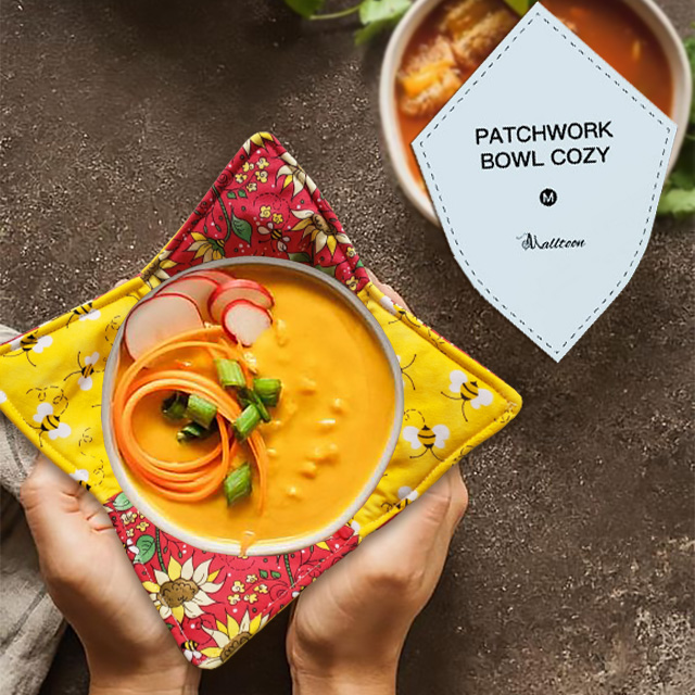 Two Sided Bowl Cozy Template - With Instructions