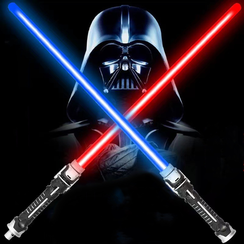 Super Cool 2 in 1 Retractable Laser Sword