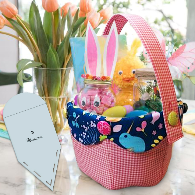 Cute Tulip Basket Template - Include Templates + Instruction